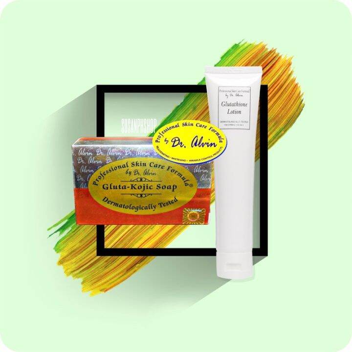 Dr. Alvin Glutathione Lotion and Gluta Kojic Soap | Lazada PH
