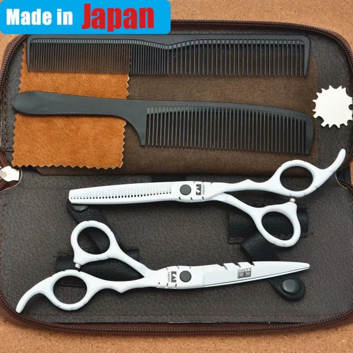 Scissor Japan Salon Barber Scissor Tooth Flat Cut Scissor Set 6 Inch ...
