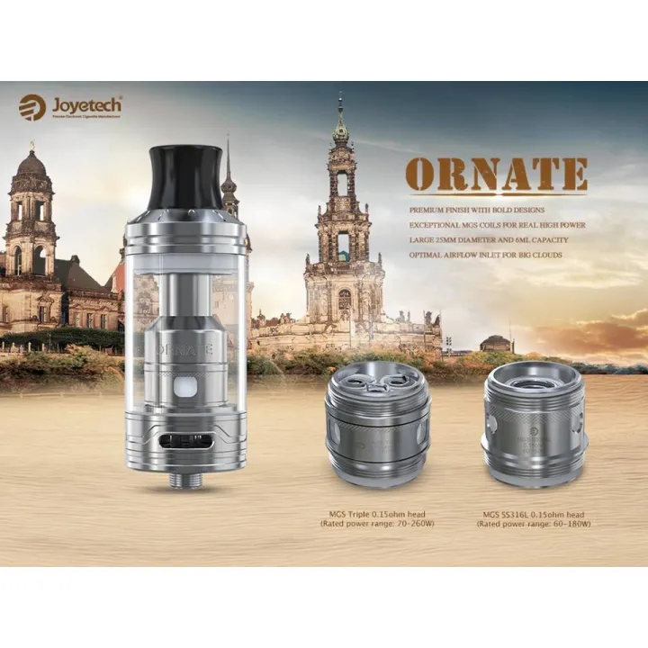 Joyetech ORNATE Atomizer - 6ml..... 100 Legit | Lazada PH