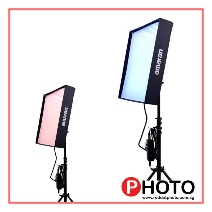 amaran F22c RGBWW LED Mat Flexible Light with Grid (V-Mount, 60cm x ...