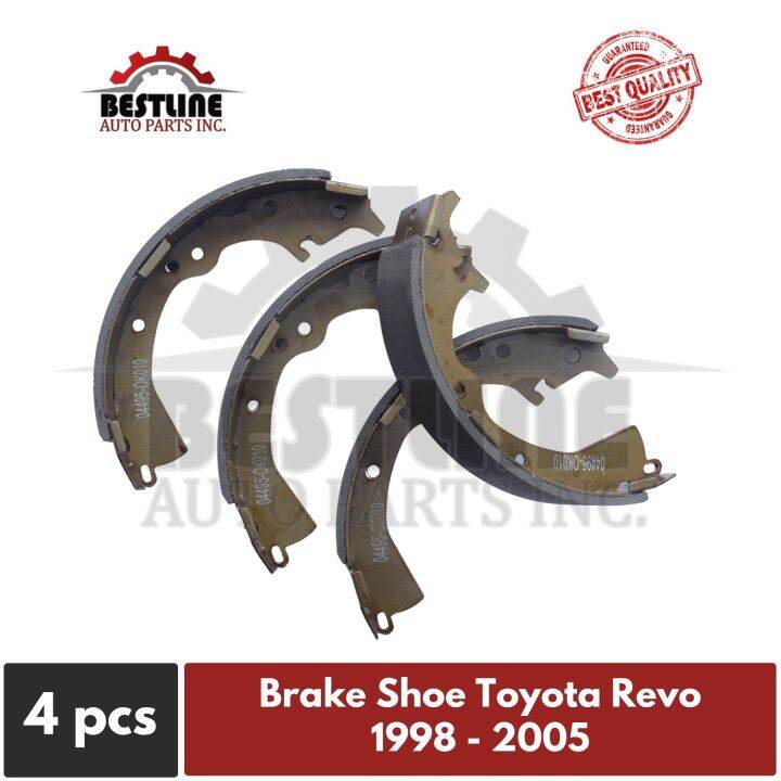 Brake Shoe for Toyota Revo 1998 to 2005 | Lazada PH