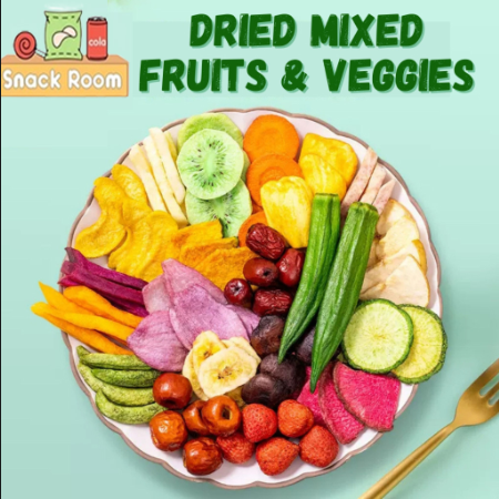 BLOOM 250g/12IN1 Vegetables Chips and Dried Fruits Crispy Vegetable ...