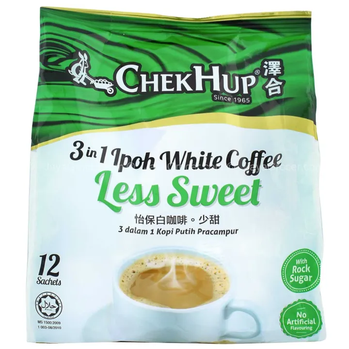 Chek Hup Ipoh White Coffee 3 in 1 – Less Sweet | Lazada PH