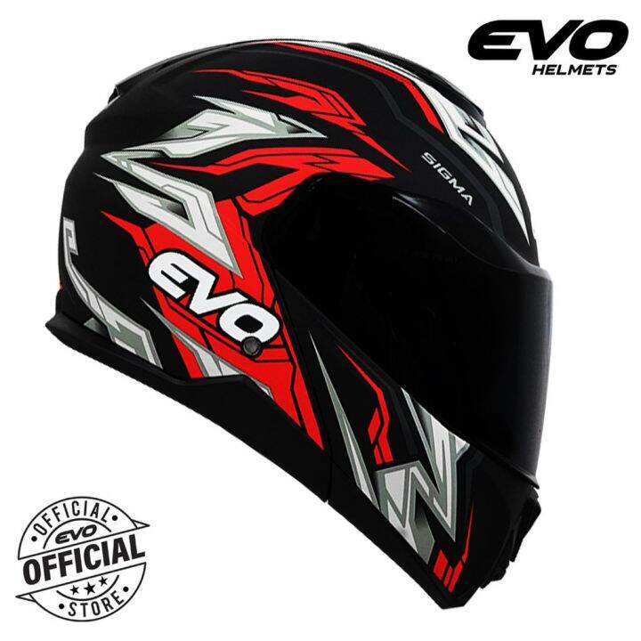 EVO VXR-4000 Sigma Modular Dual Visor Helmet | Lazada PH