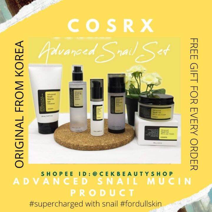 COSRX ADVANCED SNAIL RADIANCE DUAL ESSENCE 80ML/ ADVANCED SNAIL MUCIN ...