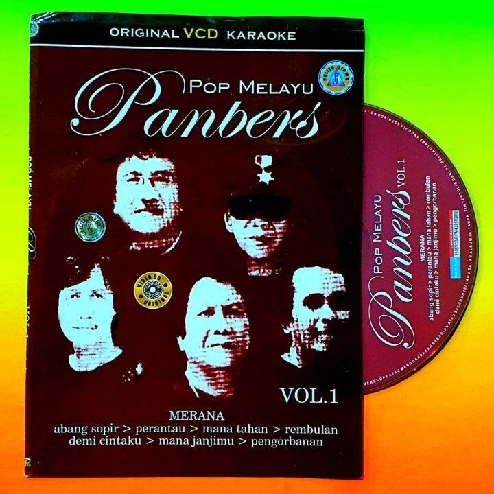 KASET VCD ORIGINAL VIDEO LAGU ALBUM PANBERS POP MELAYU-BISA BUAT KARAOKE-VOCAL ON OF AKTIF-LAGU ...