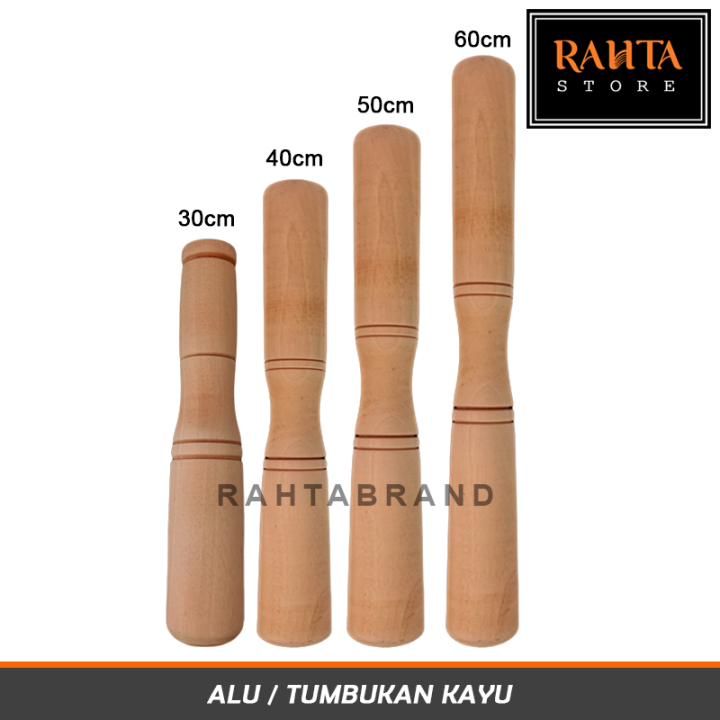 KT06-Tumbukan Kayu/Alu Panjang/Halu/Alung | Lazada Indonesia