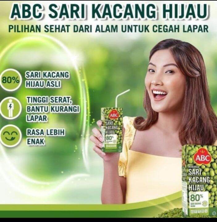 Abc sari kacang hijau perkarton ( isi 24) minuman enak dan murah ...