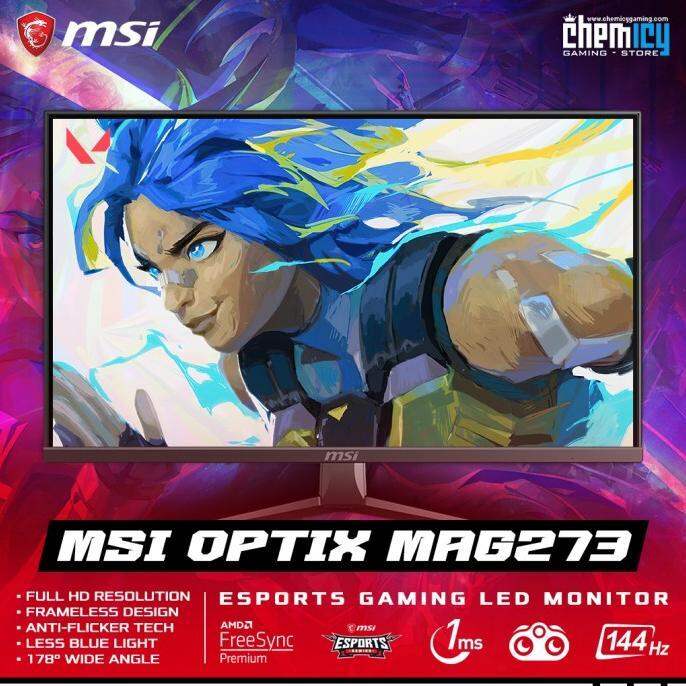 Msi Optix Mag273 27Inch 144Hz Fullhd Freesync Gaming Led Monitor ...