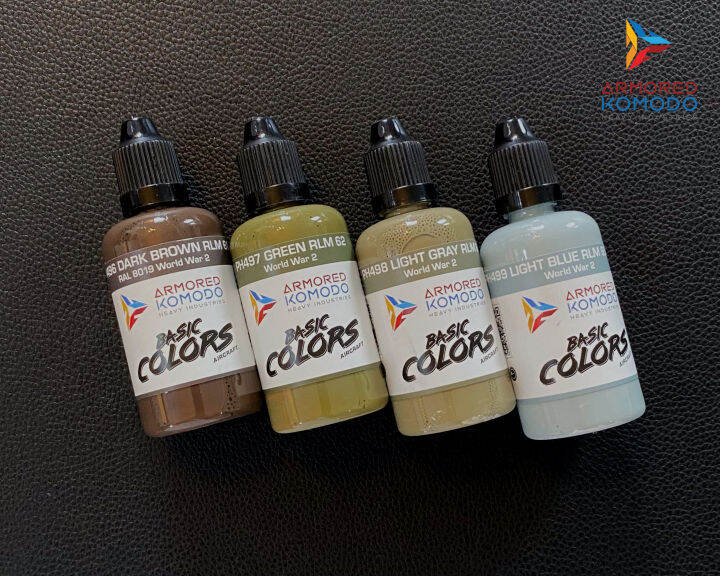 German Luftwaffe Pre-WW2 Aircraft Colors Set of 4 Airbrush Hobby Paints ...