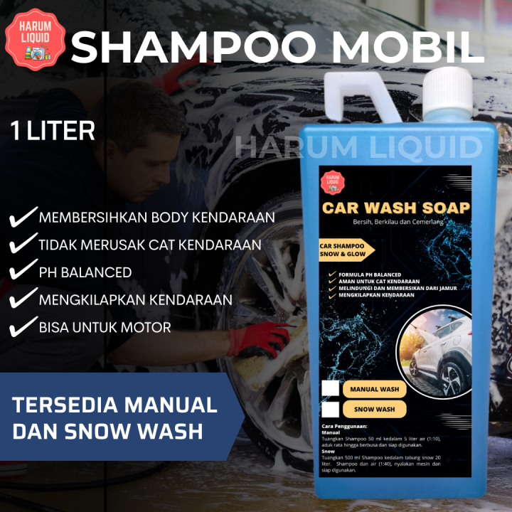 Sampo mobil 1 liter/Sampo motor/Cuci Steam/Cuci Motor/Cuci Mobil ...