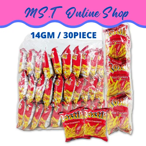 [MT] Oriental Rostik Rice Cracker Snack Cuttlefish Flavor 14gm x 30pkt ...