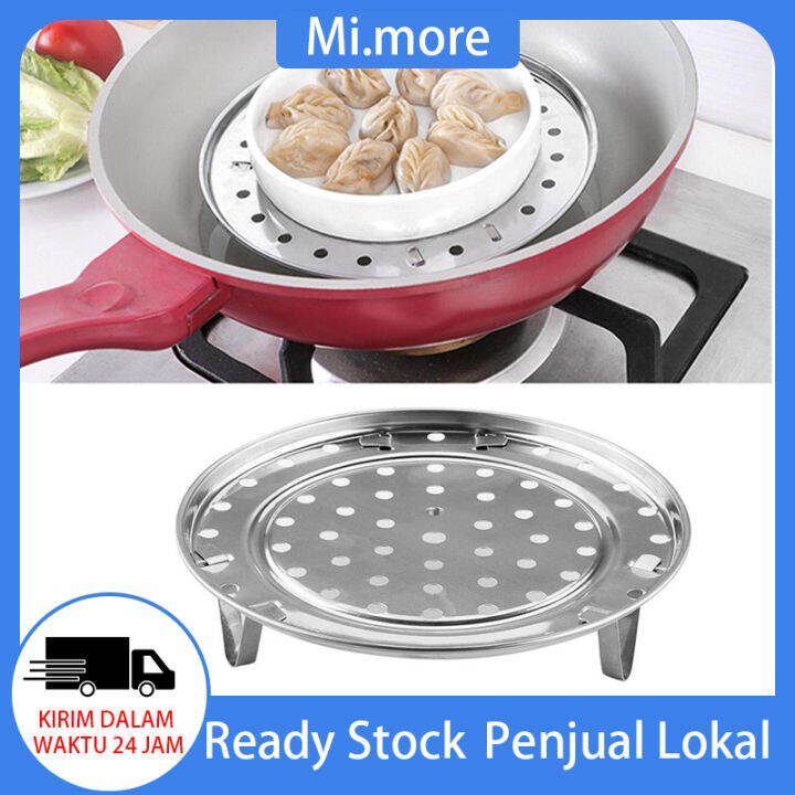 Mi.more Stainless Kukusan Baja Rak Tiga Kaki Alat Masak Mengukus ...
