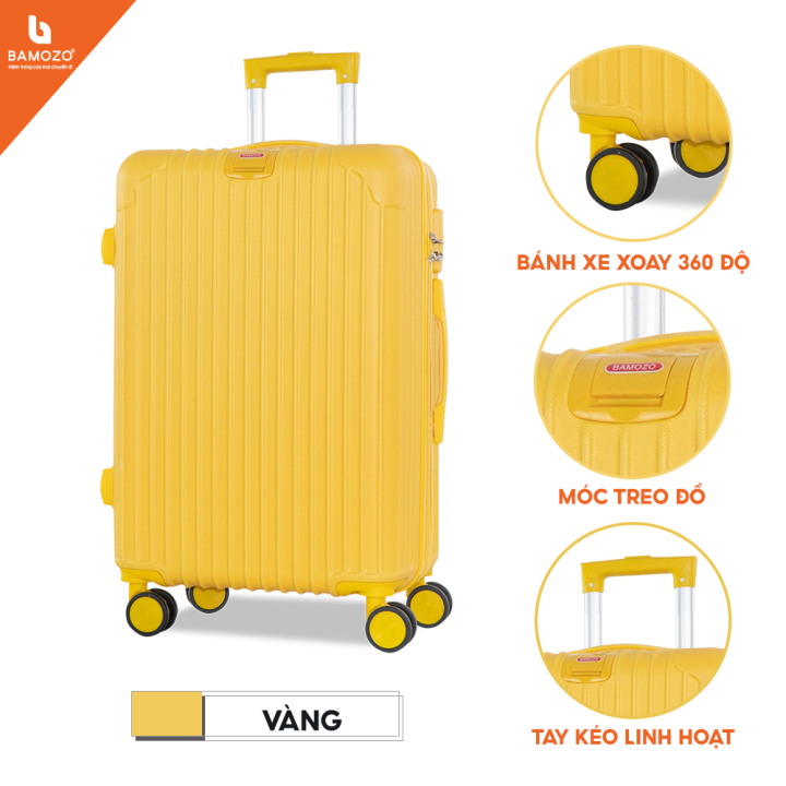 Vali Du Lịch Bamozo 8801 bản tiêu chuẩn Vali Kéo Nhựa Size 20, Size 24 ...