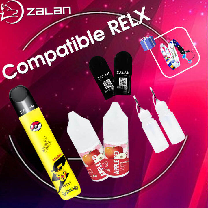 Original ZALAN 8 IN 1 vapesmoke essential Refillable pods with juice ...