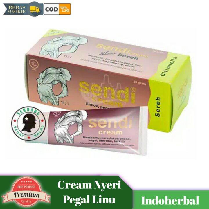 Cream Sendi 30 gram Obat Oles Meredakan Sendi Encok Pegal Linu Kaki ...
