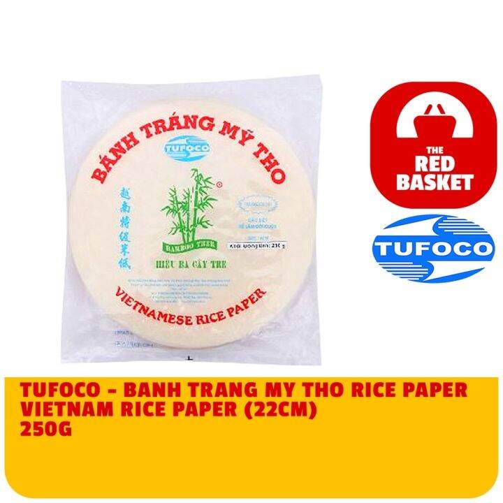 TUFOCO – BANH TRANG MY THO RICE PAPER VIETNAM RICE PAPER (22CM) 250G ...