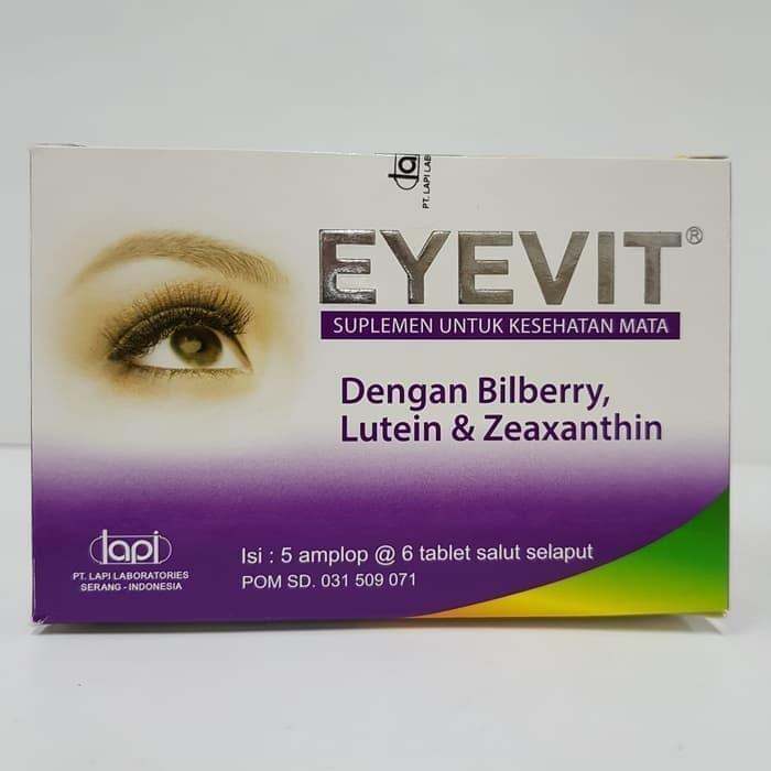Eyevit Suplemen Kesehatan Mata 1 Box isi 30 Tablet | Lazada Indonesia