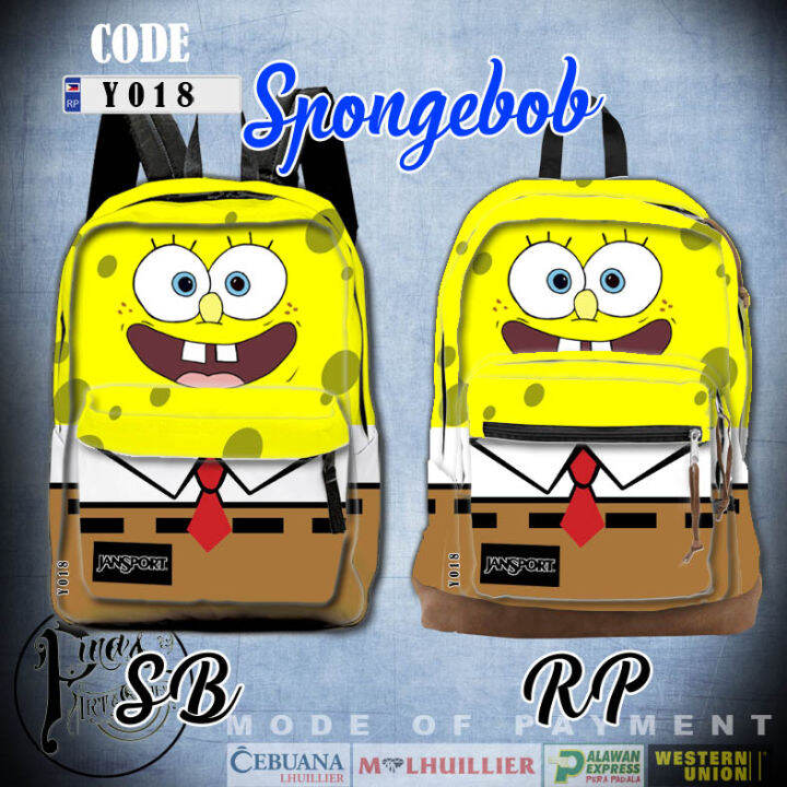 Gawang Bataan Backpack SPONGEBOB DRIP DYE FLAG FLAMINGO Designs | Lazada PH