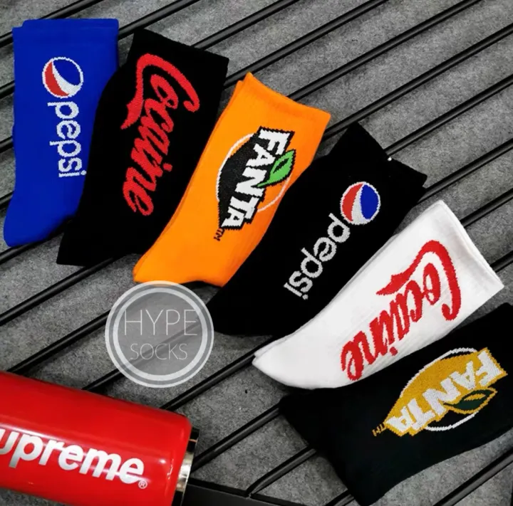 Pepsi-Cola-Fanta Iconic Socks | Lazada PH