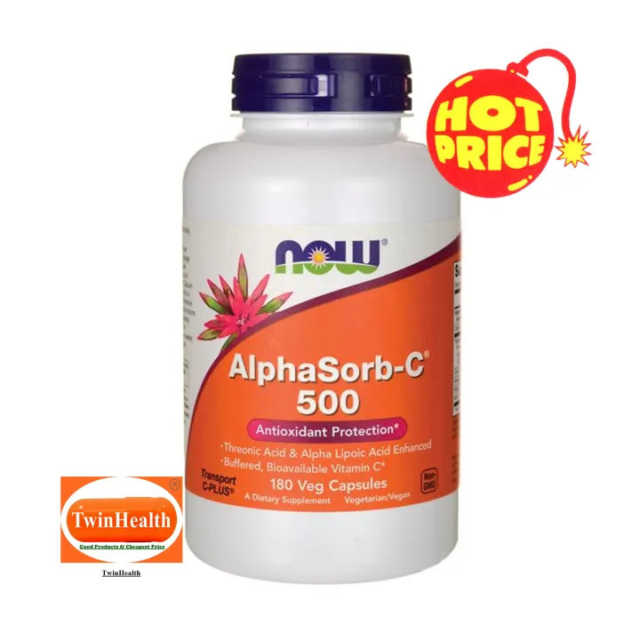 NOW Foods AlphaSorb-C 500 Complex / 180 Veg Caps | Lazada.co.th