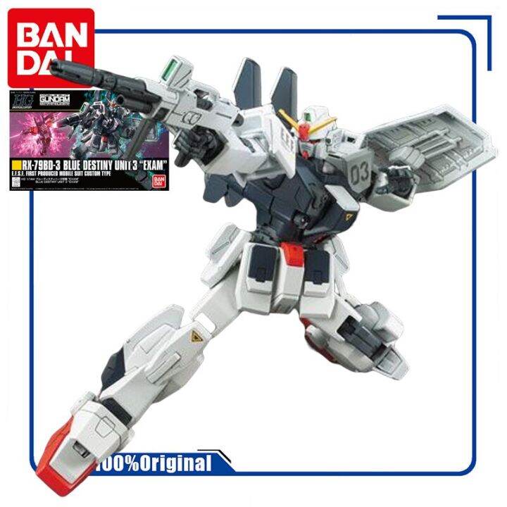 【100% ORIGINAL】Bandai Original Model Kit GUNDAM HG BLUE DESTINY 3 EXAM ...