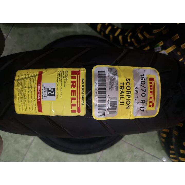 Ban motor pirelli 150 70 - 17 Radial Scorpion trail II import (baru ...