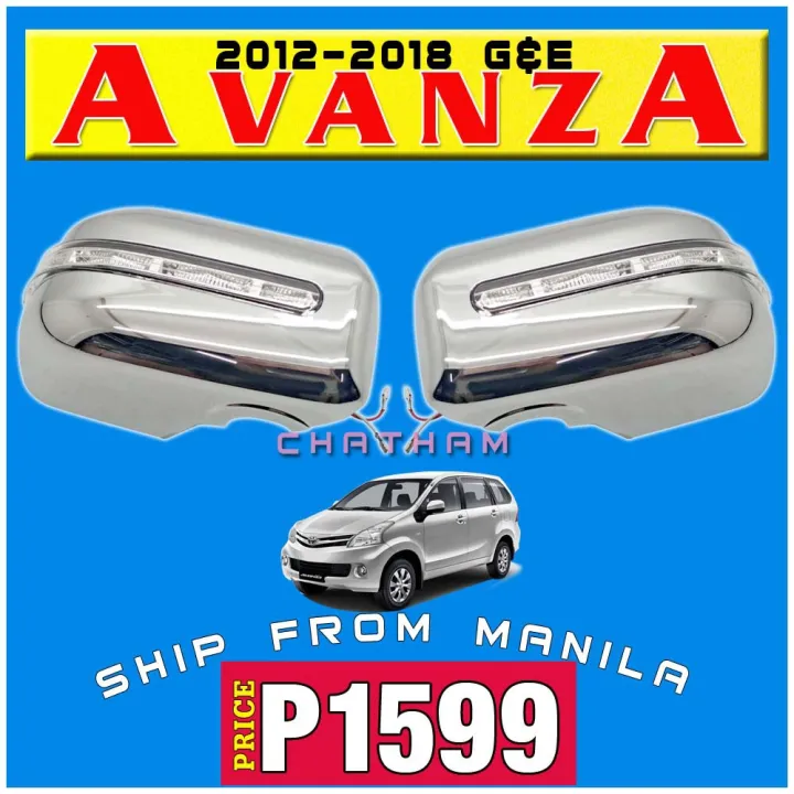 side mirror car Side Mirror Cover with Signal for Toyota Avanza 2012 up ...