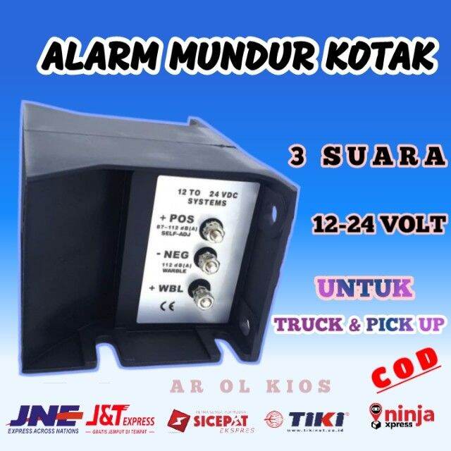 ALARM ALARAM MUNDUR REM VARIASI MOBIL KOTAK 3 MODE SUARA | Lazada Indonesia