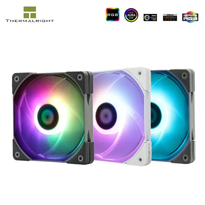 Thermalright PC Case Quiet RGB Fans 120MM ARGB PWMCPU cooler Fan Support M/B SYNCTL C12015 ...