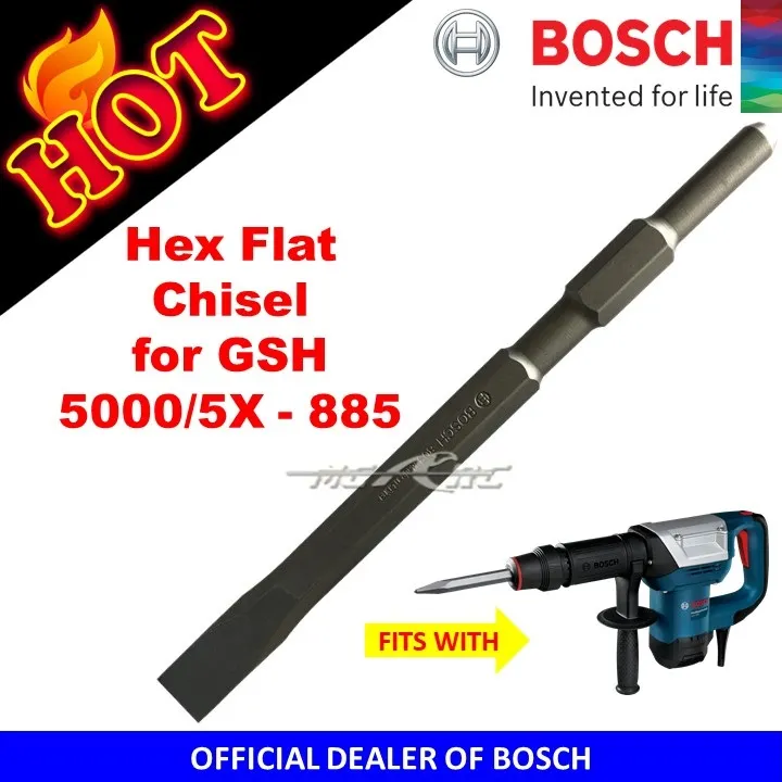 Bosch Hex Flat Chisel for GSH 5000/5x 885 Original | MC ARC | Authentic ...