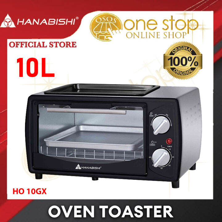 Hanabishi Original 2 in 1 10L Oven Toaster with Griller HO-10GX *OSOS ...