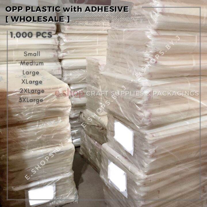 [Spot] OPP Plastic Packaging with Adhesive - Wholesale 1000pcs | Lazada PH