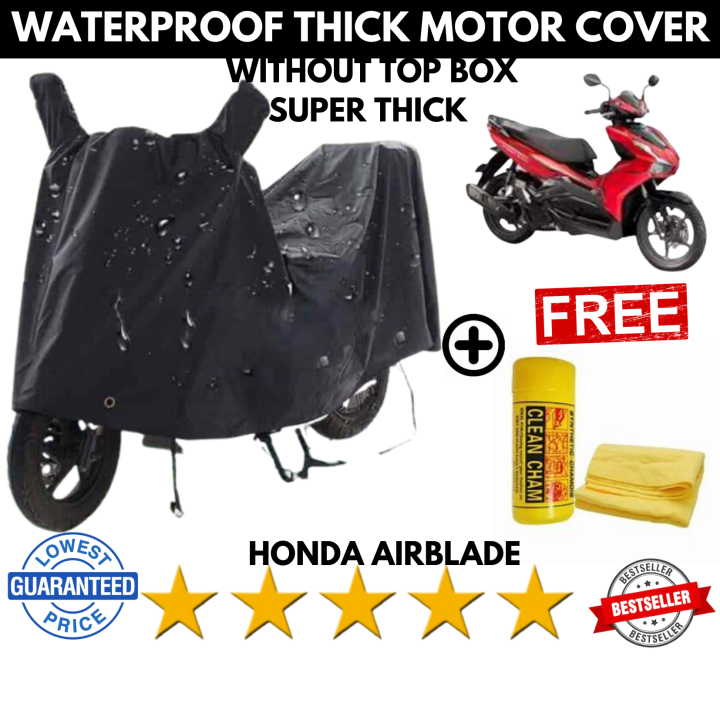 HONDA AIRBLADE 150 MOTORCOVER WITH FREE CHAM CLEANER / HONDA AIRBLADE 150 MOTORCYCLE COVER ...