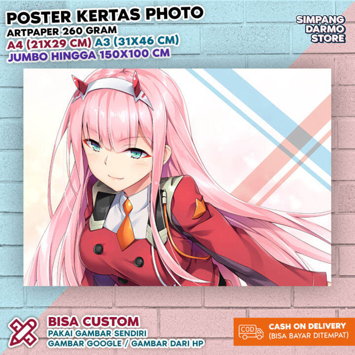 Poster Anime Darling in the FranXX Zero Two 02 Terbaru Tersedia ...