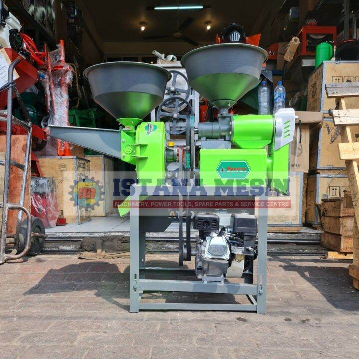 MESIN GILINGAN PADI JAGUNG PENEPUNG 4IN1 MAHKOTA KD 500 WG + MESIN | Lazada Indonesia