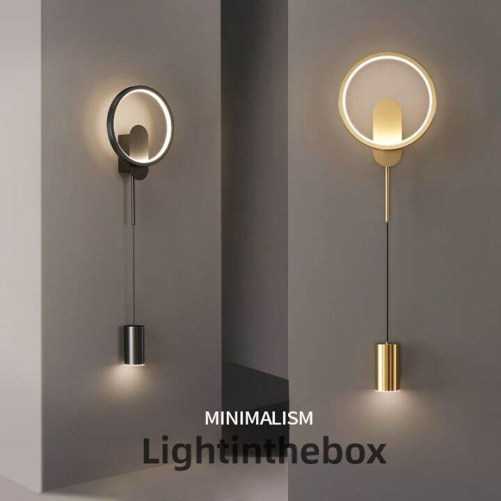 Lightinthebox Nordic Tri color LED Wall Light for Bedroom Wall Lamp ...
