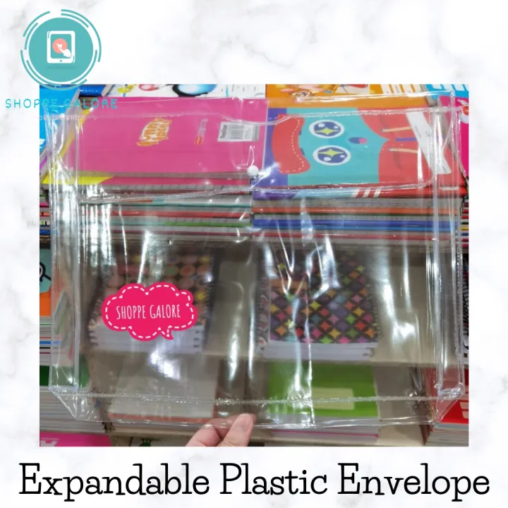 TRANSPARENT EXPANDABLE ENVELOPE PLASTIC ENVELOPES | Lazada PH