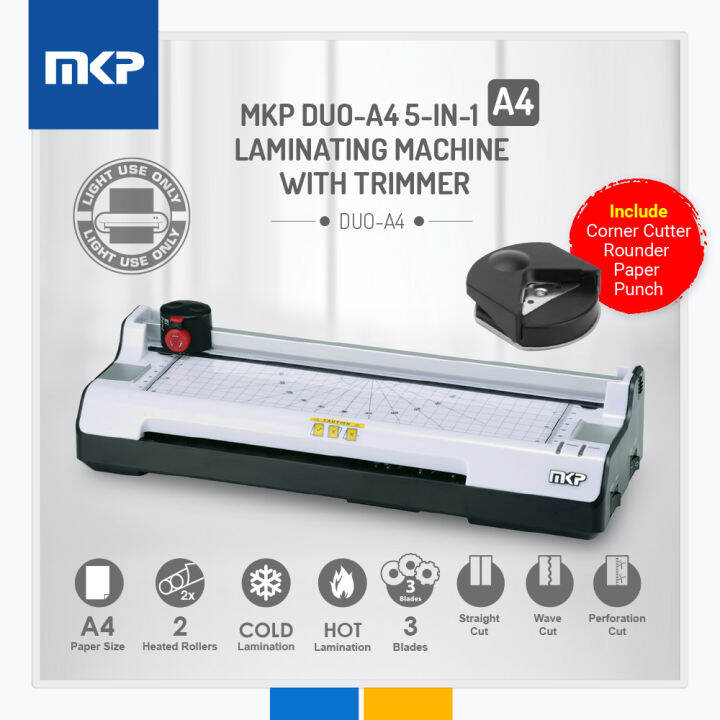 MKP DUO-A4 A4 Laminate Machine / Laminator / Laminating Machine with ...