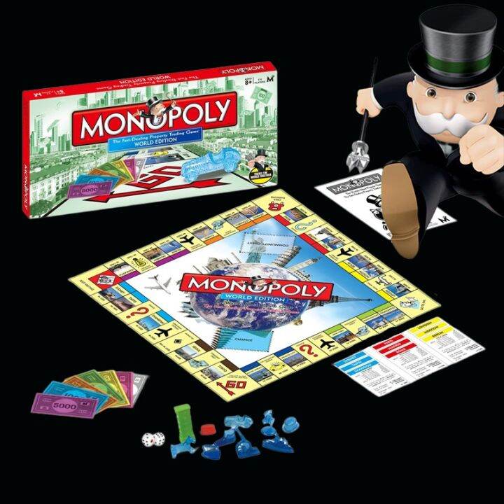 Funny Board Game Monopoly Board GAME Family Parent-Child Interactive ...