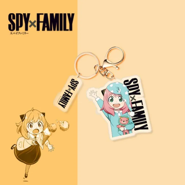 MMLUCK พวงกุญแจอนิเมะ การ์ตูนน่ารัก Loid Key Ring Holder Loyor Yor ...
