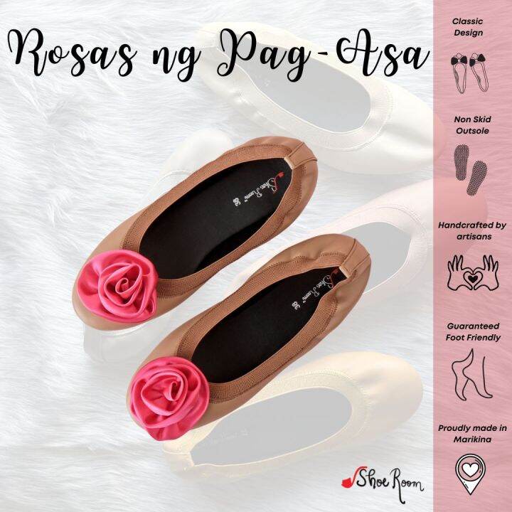 Shoe Room Marikina Made Doll Shoes Ballet Flats Rosas ng Pag-asa ...
