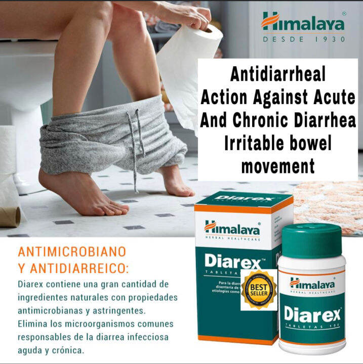 Himalaya Diarex is The dependable antidiarrheal 30Tabs | Lazada PH