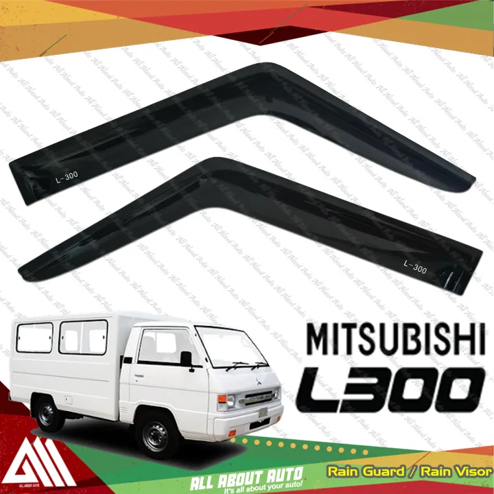 Mitsubishi L300 2 DOORS OEM Rain Guard Window Visor (Black) | Lazada PH
