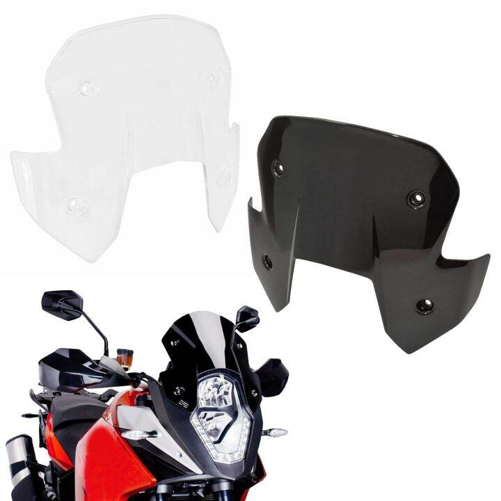 Motorcycle Front Windscreen Windshield Fly Screen Shield Wind Deflector ...