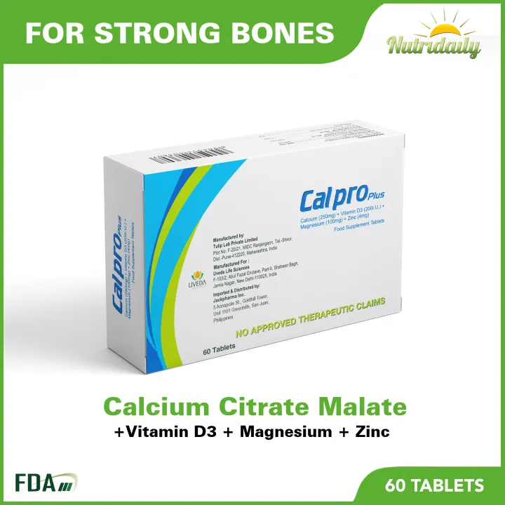 Calpro Plus - Calcium Citrate Malate for Strong Bones | Lazada PH