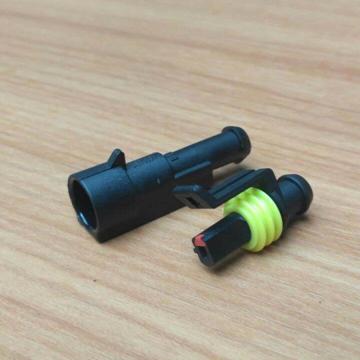 konektor waterproof 1 pin socket connector kabel tahan air | Lazada ...