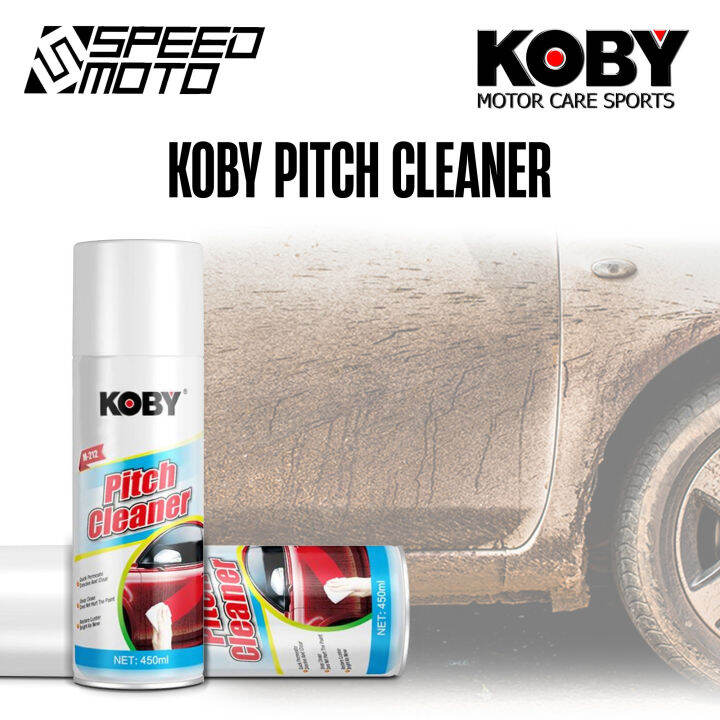 KOBY PITCH CLEANER SPRAY 450ml SPEEDMOTO | Lazada PH