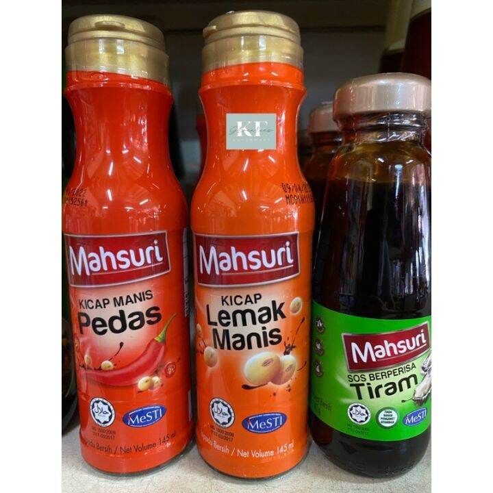 Mahsuri Sos Tiram | Kicap Manis Pedas | Kicap Lemak Manis 145ml (Resepi Khairulaming) | Lazada
