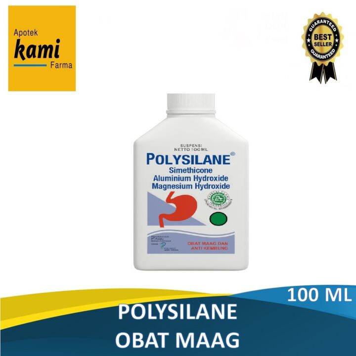Polysilane Cair - Obat Maag, Mual dan Nyeri Lambung 100 ml | Lazada ...